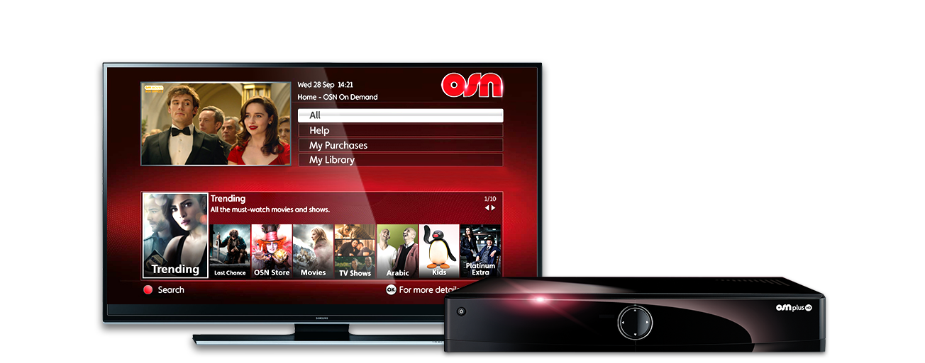 ركن خدمات ومنصات وتطبيقات وأجهزة OSN الرقمية ( منصة OSN الرقمية بخصم 50 ...