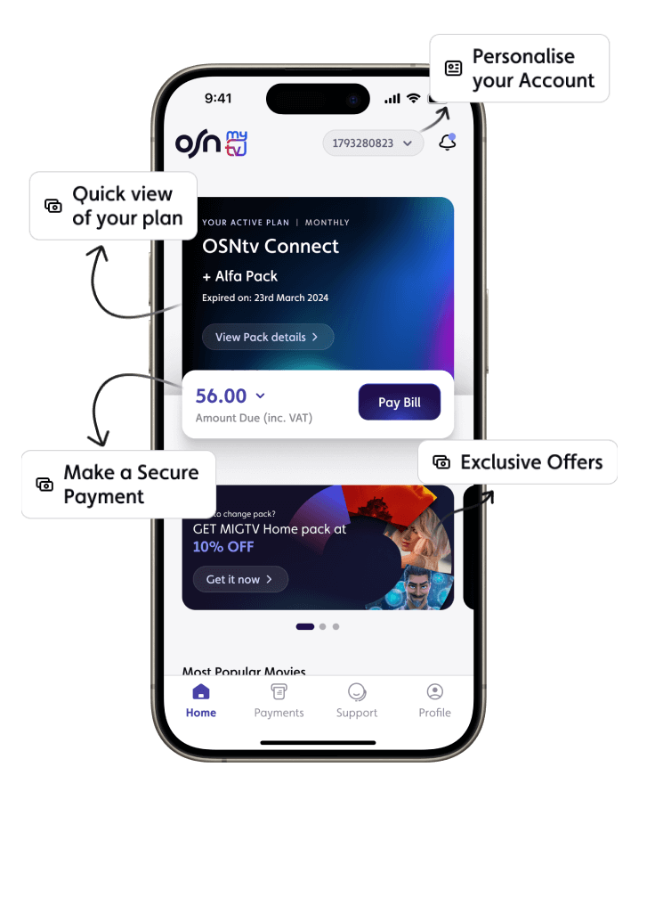 myOSNtv App | OSNtv UAE